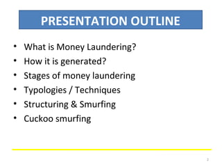 Structuring and smurfing | PPT