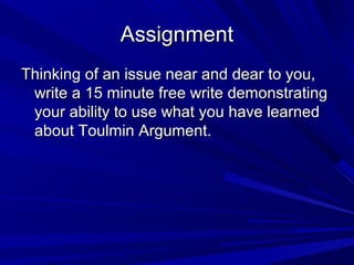 Structuring arguments | PPT
