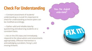 Structuring & Delivering Your Lessons | PPT