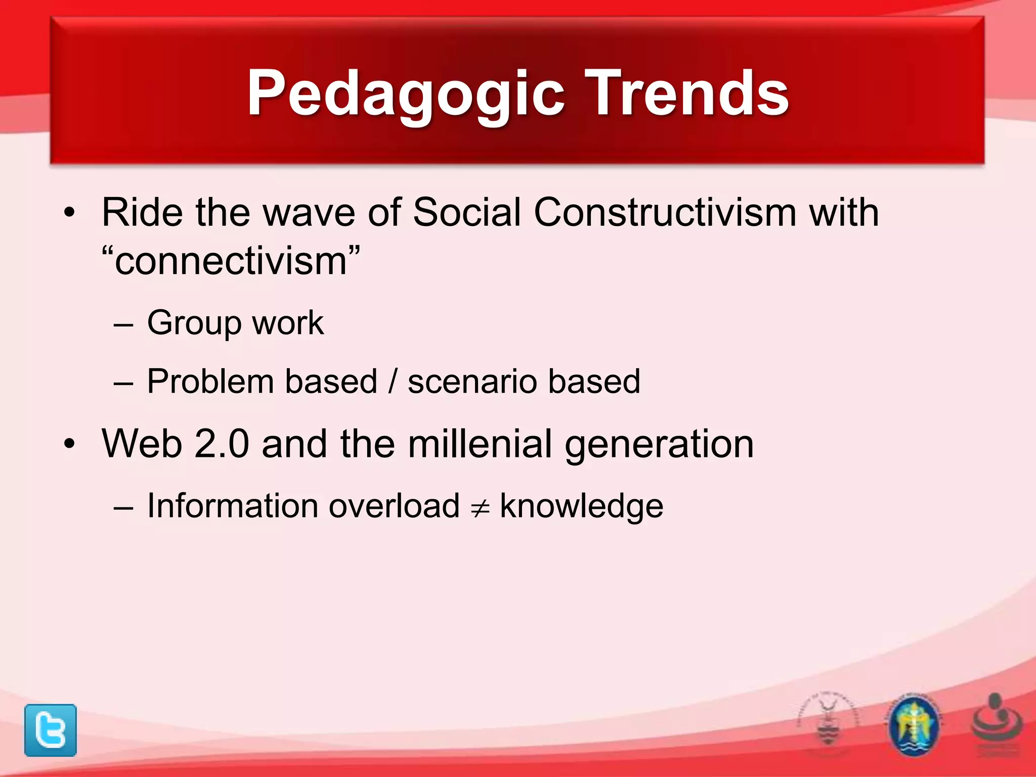 Structuring e-learning activities for sound pedagogy old | PPTX