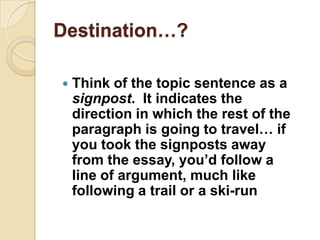 Structuring paragraphs properly | PPTX