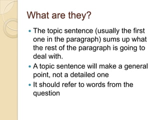 Structuring paragraphs properly | PPTX