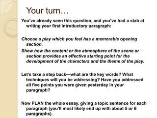Structuring paragraphs properly | PPTX