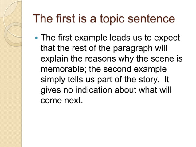 Structuring paragraphs properly | PPTX