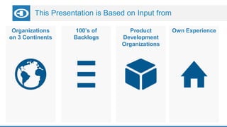 Structuring the Product Backlog | PPTX