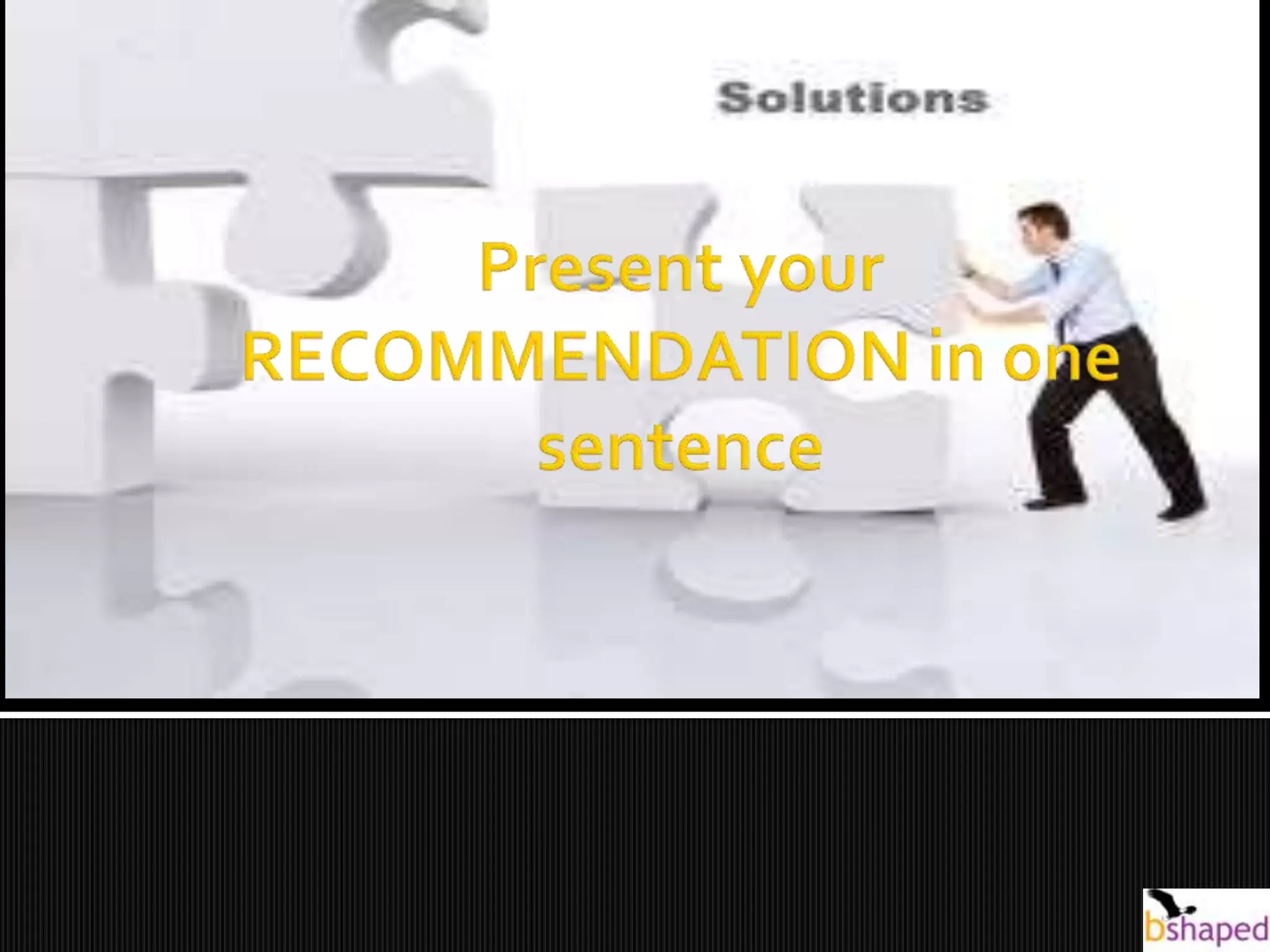 Structuring your presentation | PPT