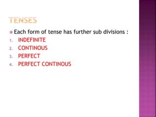 Structute of Tenses | PPTX
