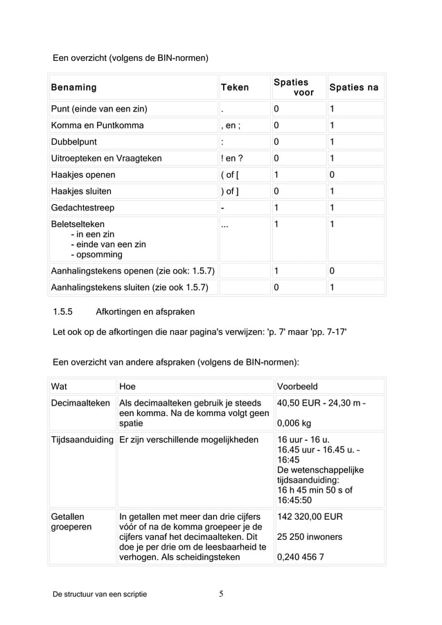 Structuur van een scriptie | PDF