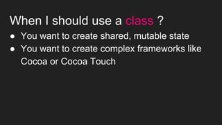 Struct vs Class in Swift | PPT