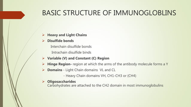 Strucure, functions and genetics of immunoglobulins | PPT