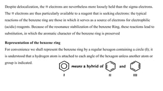 Strucutre of benzene, the keule's structure of benzene, the localized ...