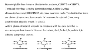 Strucutre of benzene, the keule's structure of benzene, the localized ...