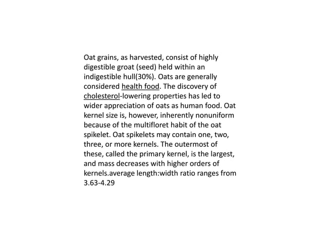 Strucuture of cereal grains and legumes | PPTX