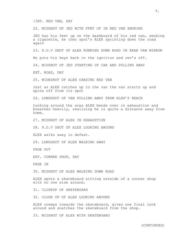 Struggle (camera script) | PDF | Skateboarding | Extreme Sports