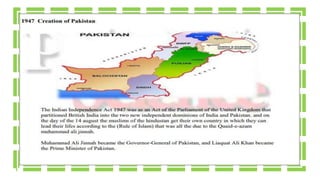 Struggles behind the creation of pakistan | PPT