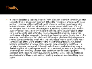 Helping the Struggling Speller | PPT