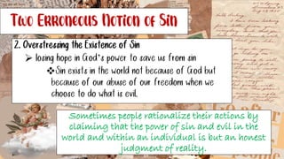 Struggling with moral evil: Sin | PDF