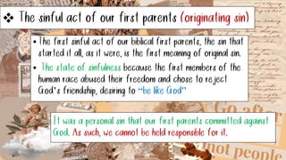 Struggling with moral evil: Sin | PDF