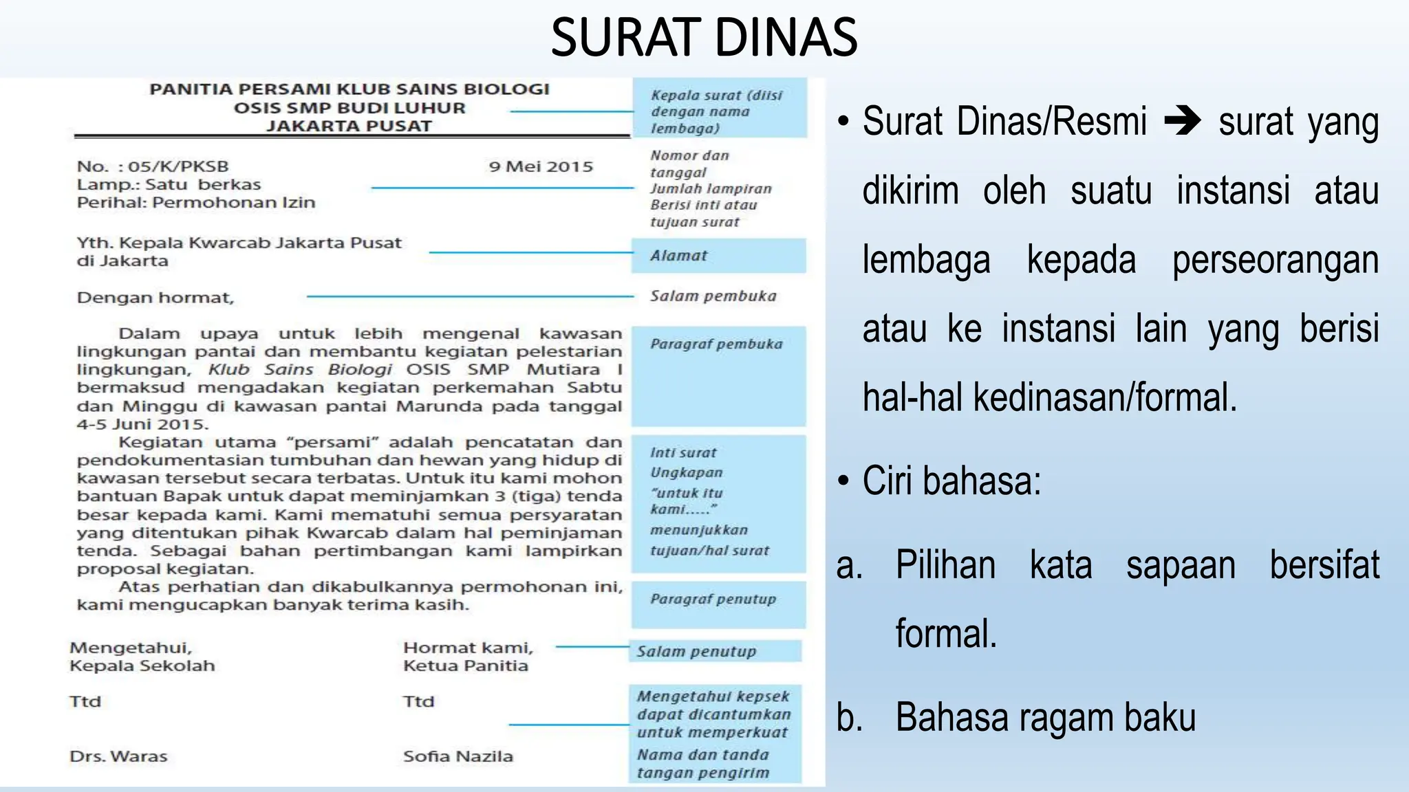 STRUKTUR surat pribadi dan surat dinas.pptx