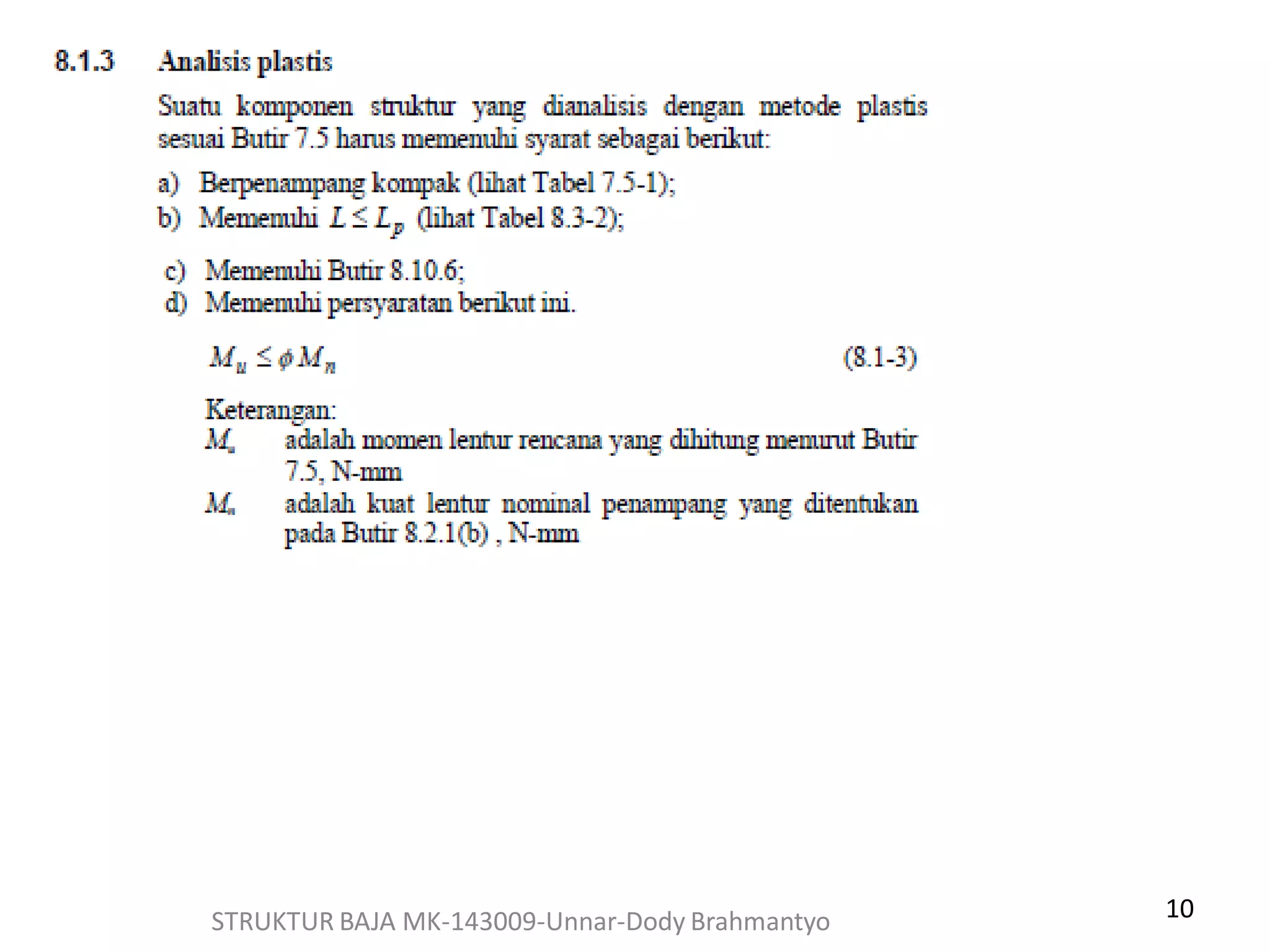 Struktur baja-5 lentur-balok | PDF