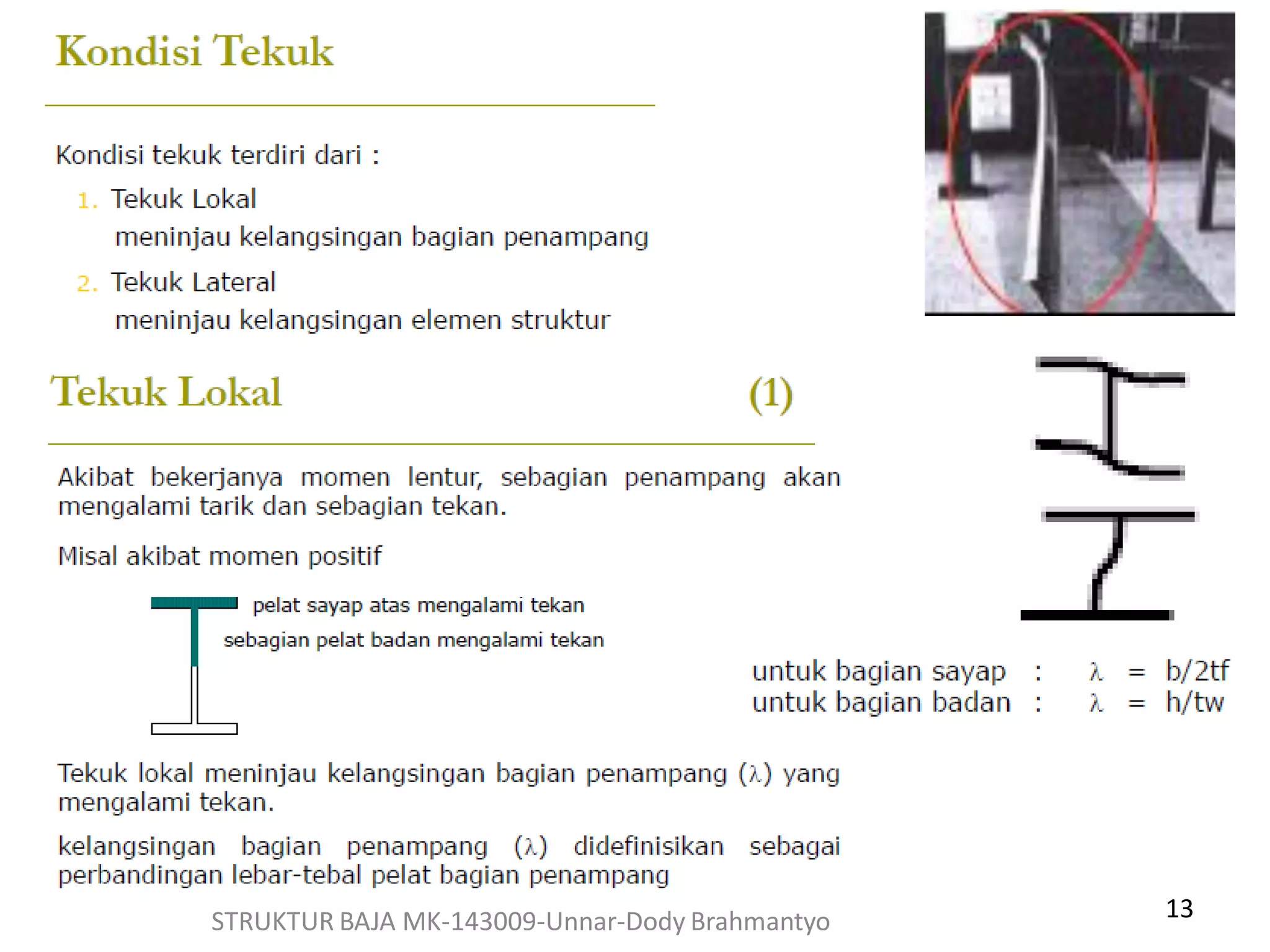 Struktur baja-5 lentur-balok | PDF