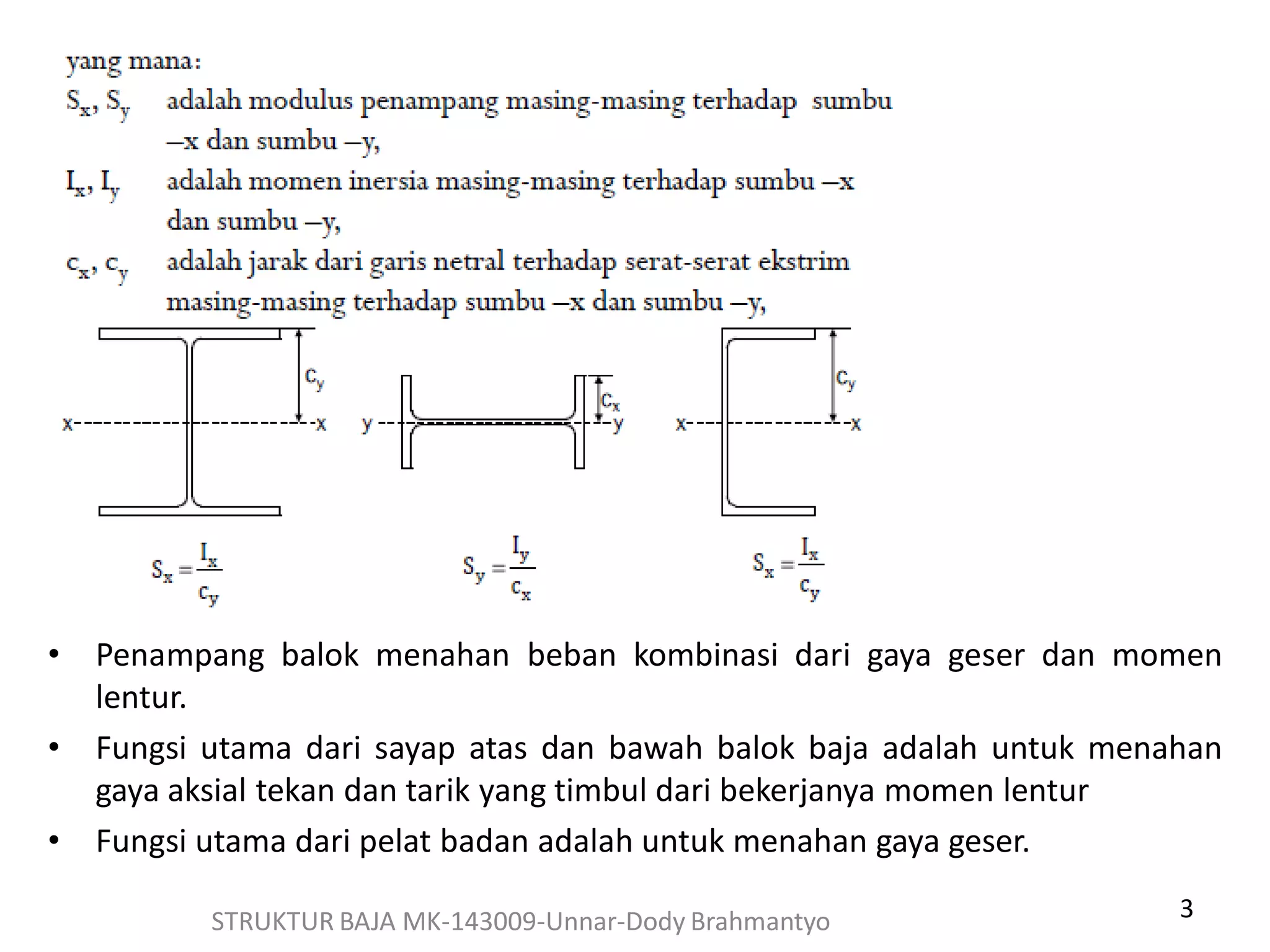 Struktur baja-5 lentur-balok | PDF