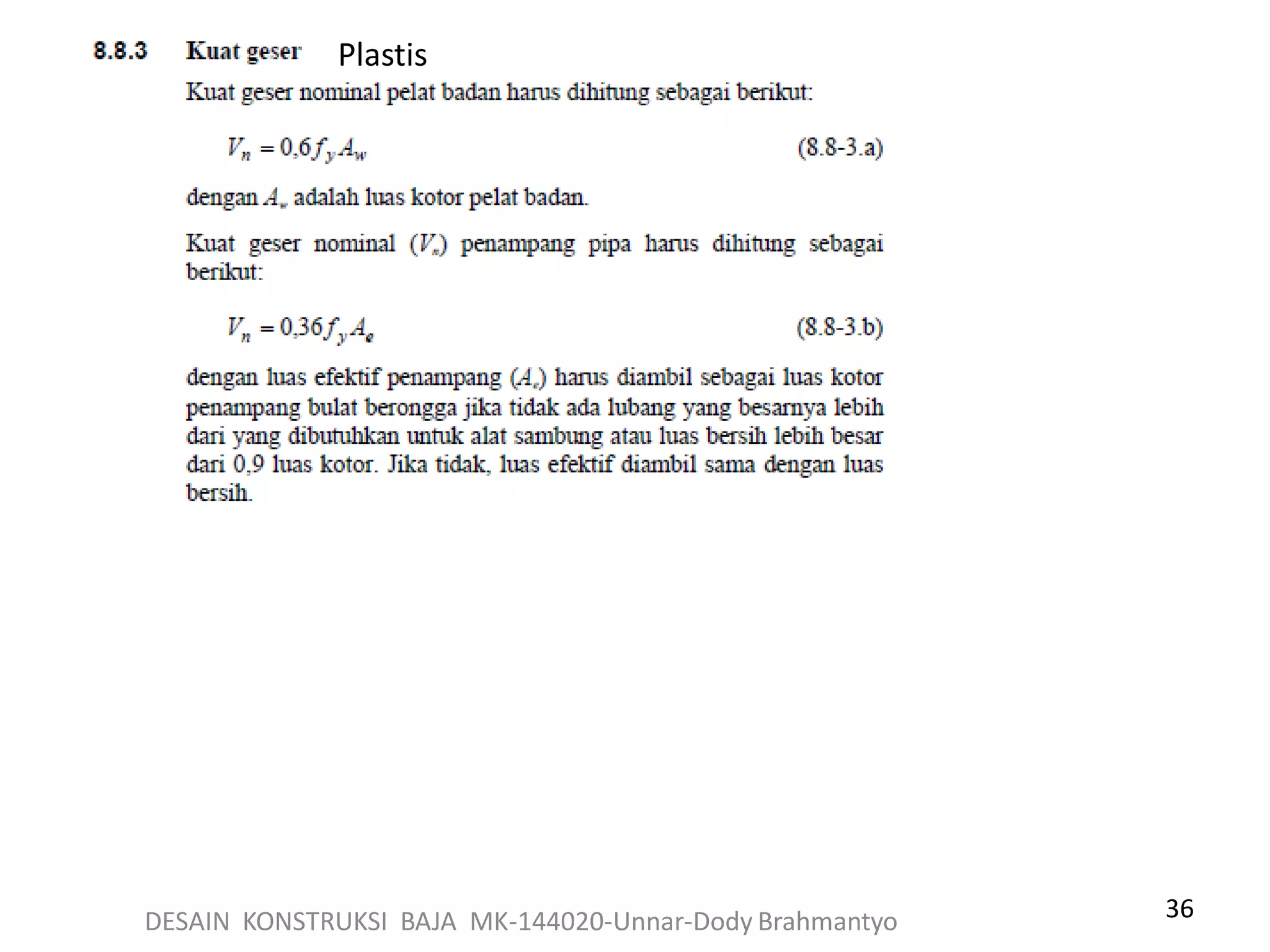 Struktur baja-5 lentur-balok | PDF