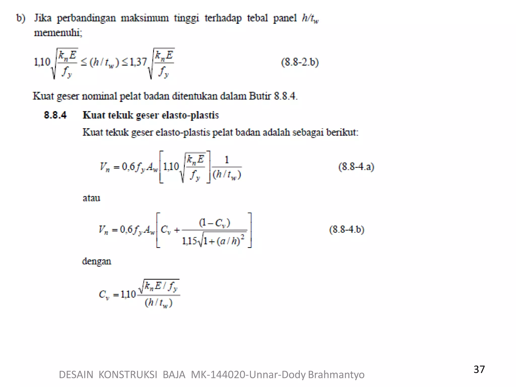 Struktur baja-5 lentur-balok | PDF