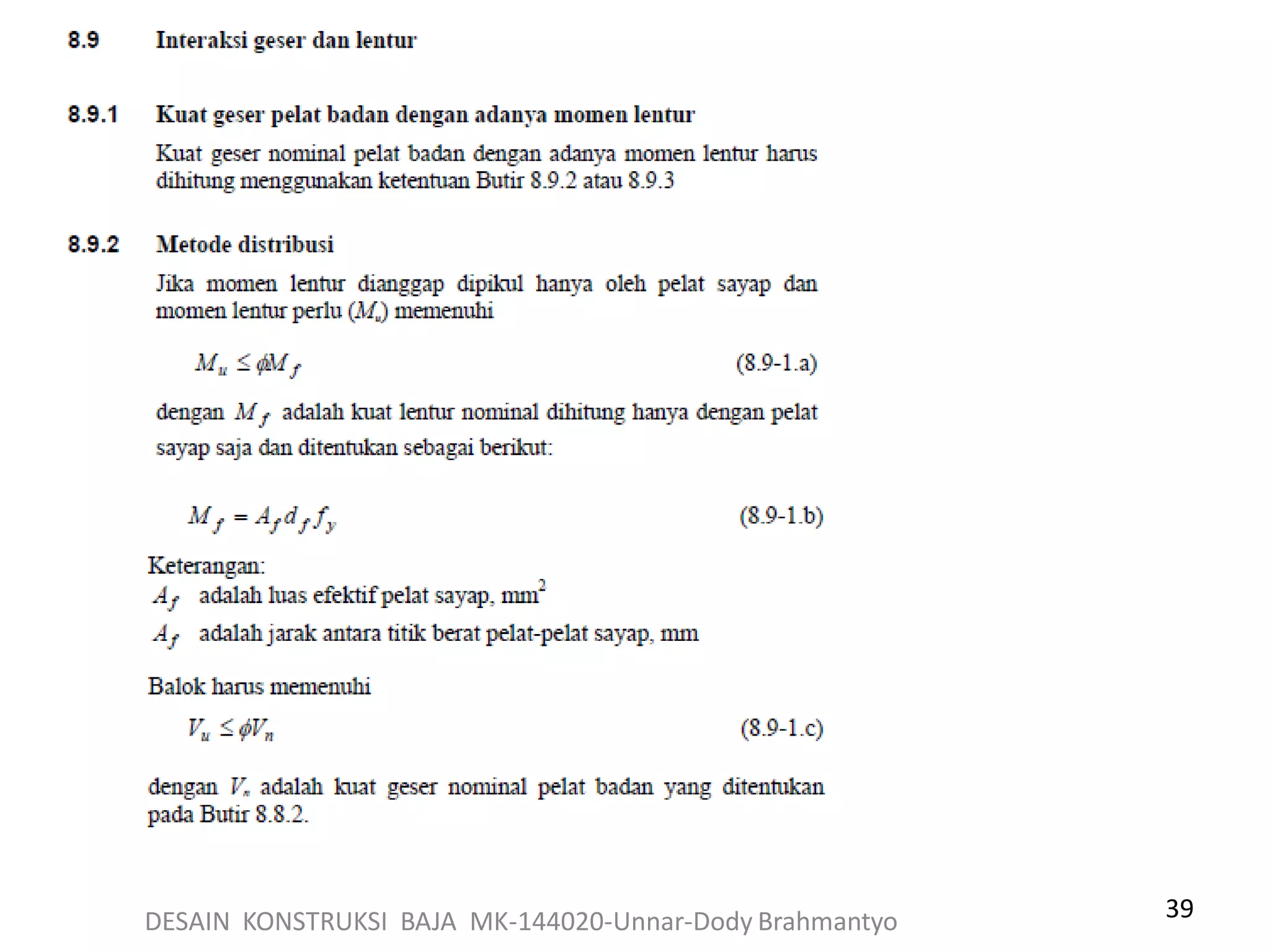 Struktur baja-5 lentur-balok | PDF