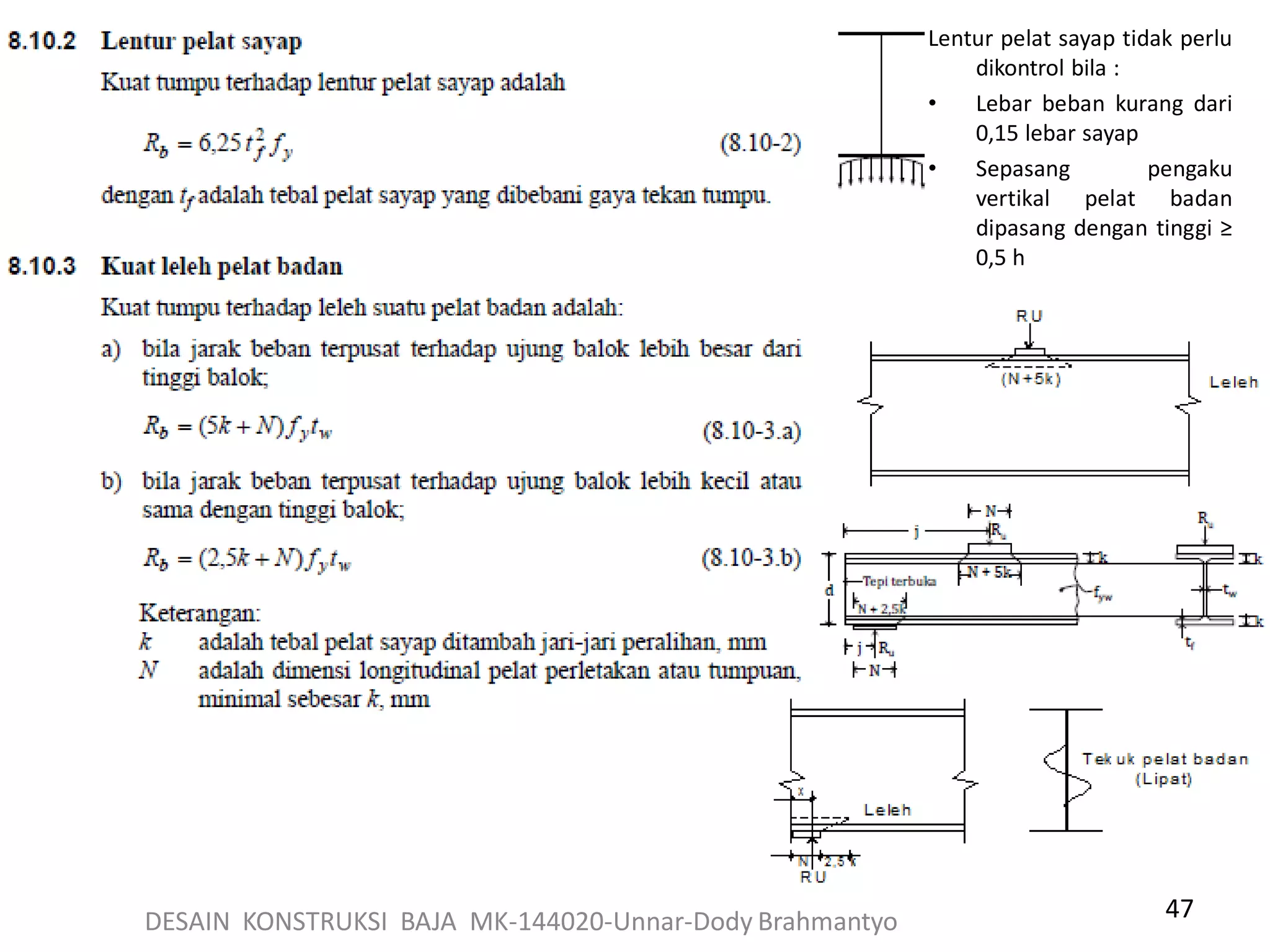 Struktur baja-5 lentur-balok | PDF