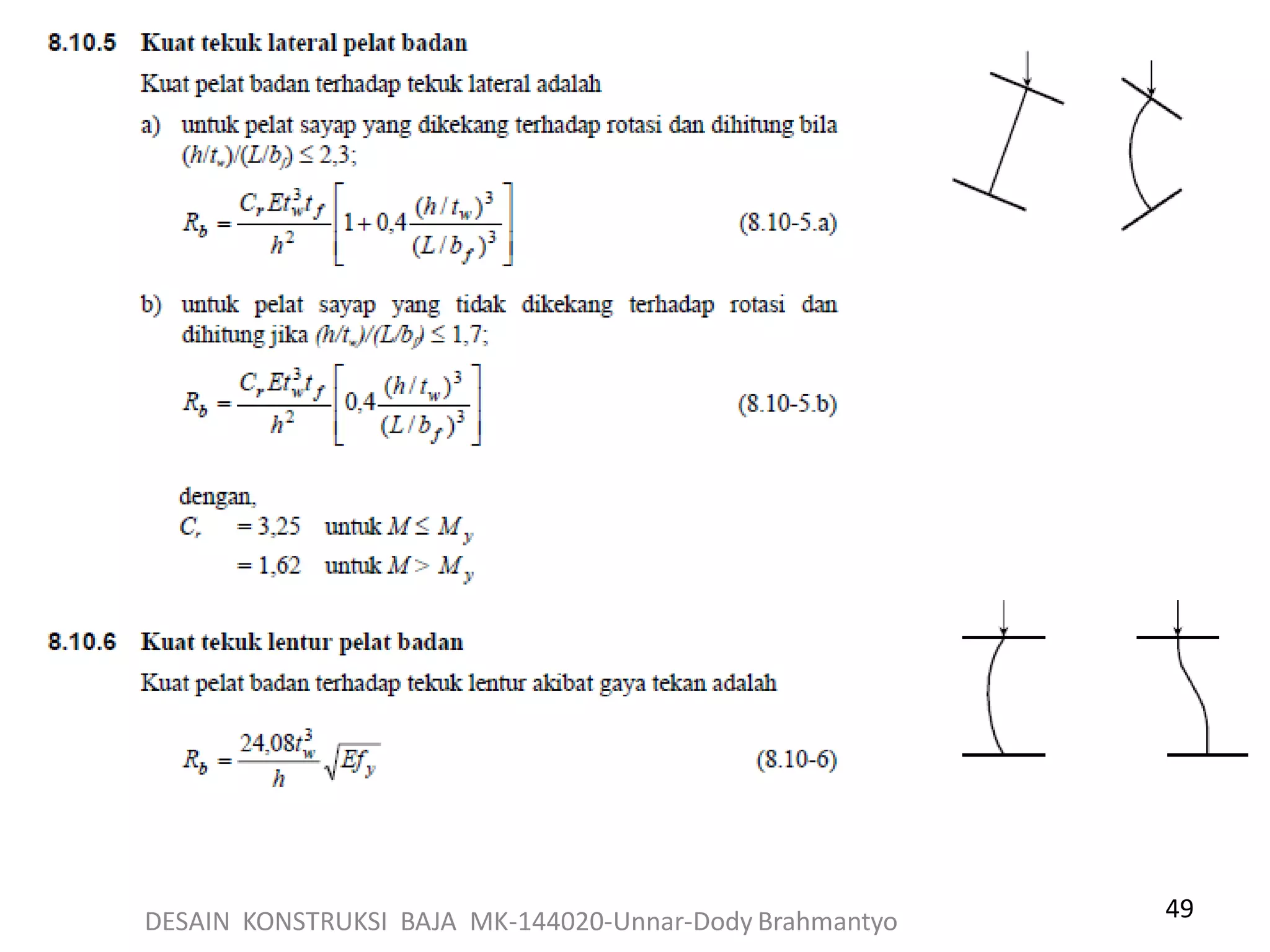 Struktur baja-5 lentur-balok | PDF
