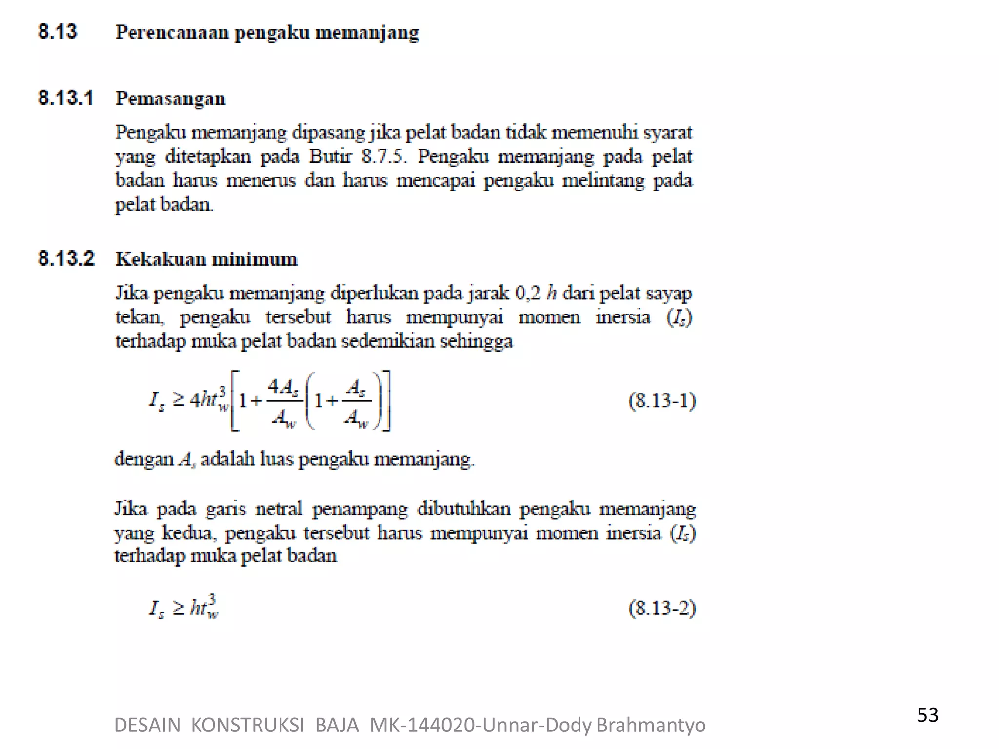 Struktur baja-5 lentur-balok | PDF
