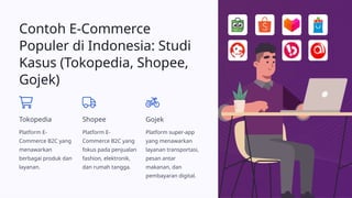 STRUKTUR DAN KLASIFIKASI E COMMERCE BAGI MAHASISWA EKONOMI | PPTX