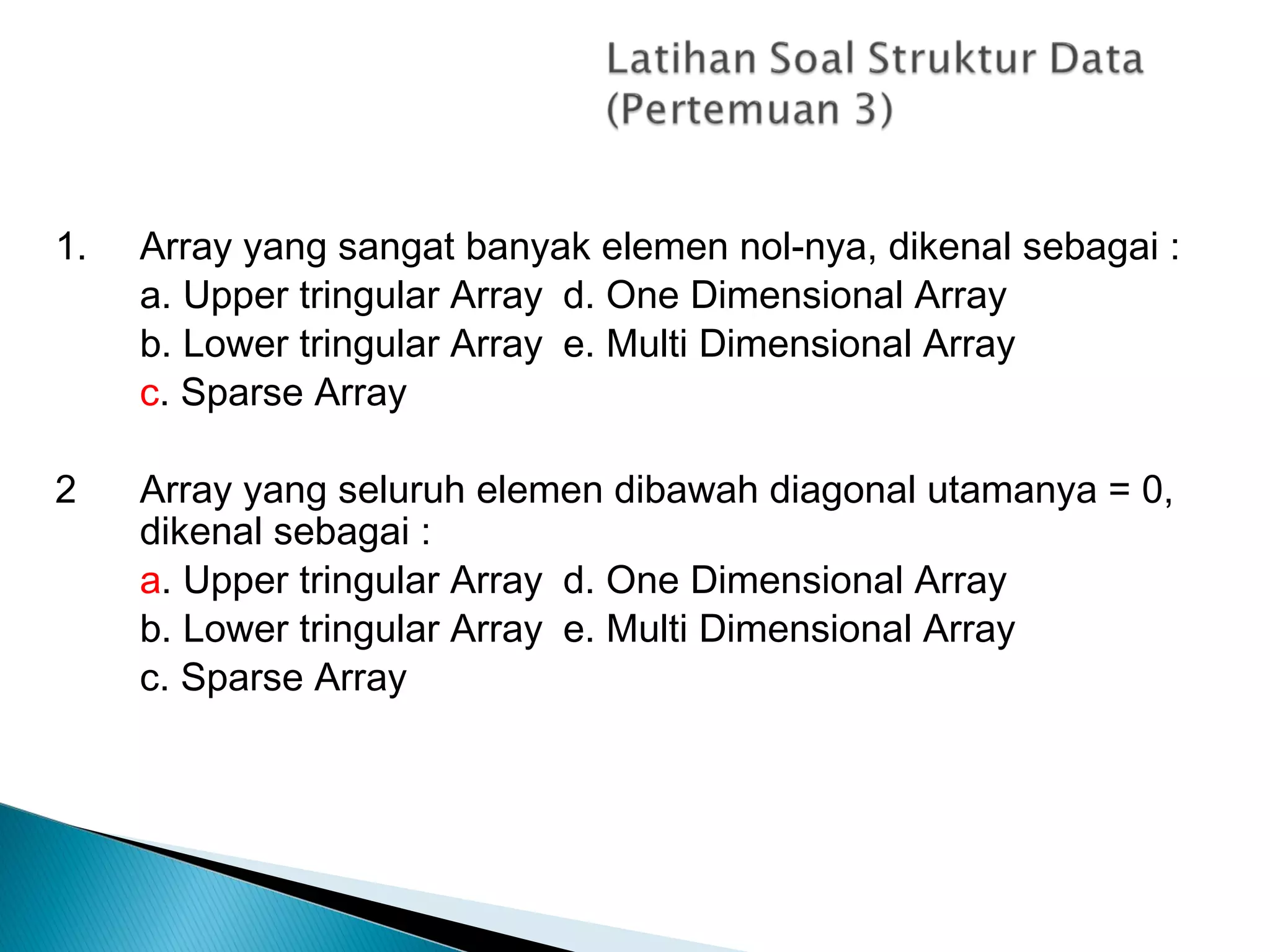 Jawaban Struktur data soal-latihan | PPT