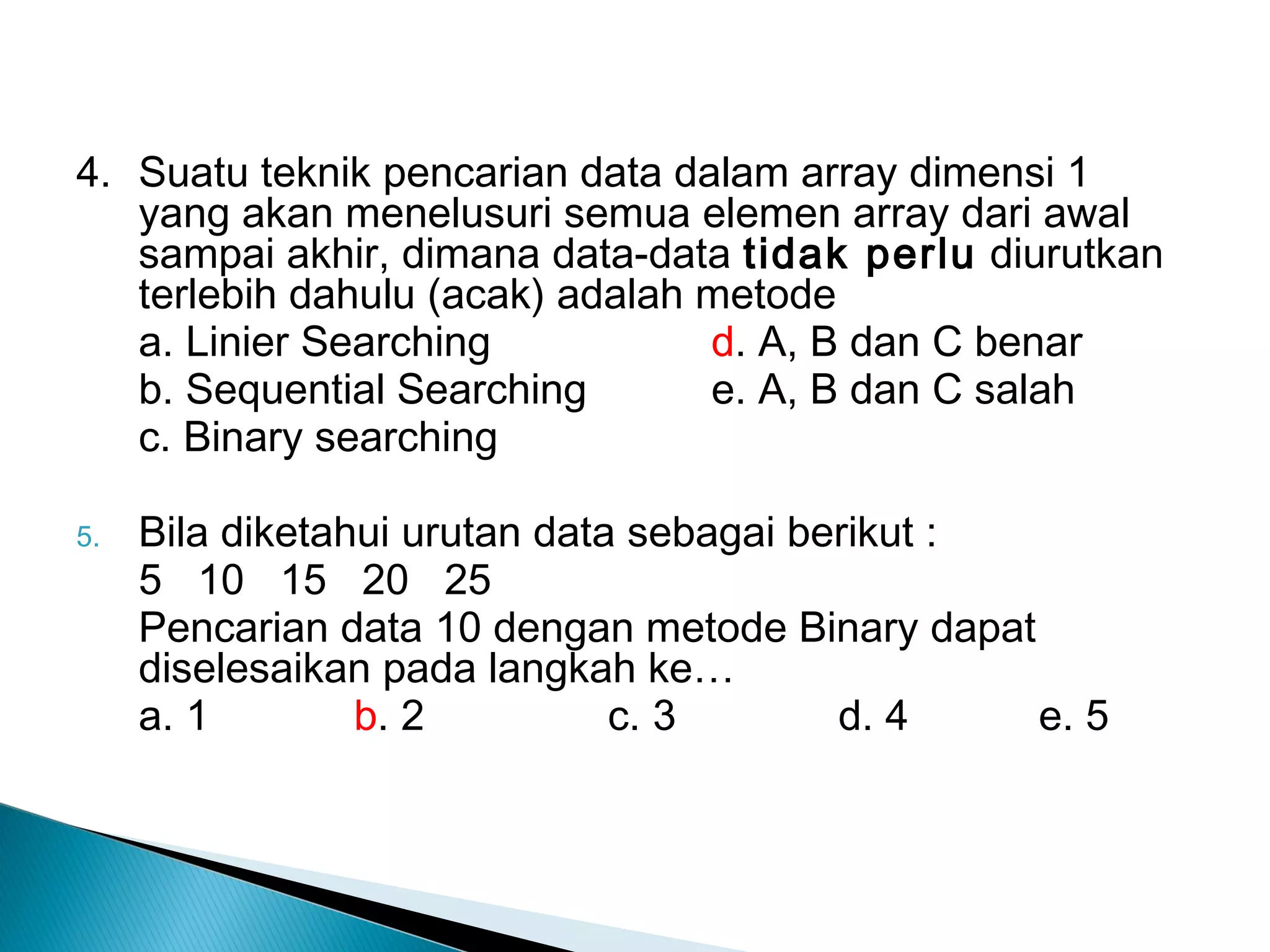 Jawaban Struktur data soal-latihan | PPT