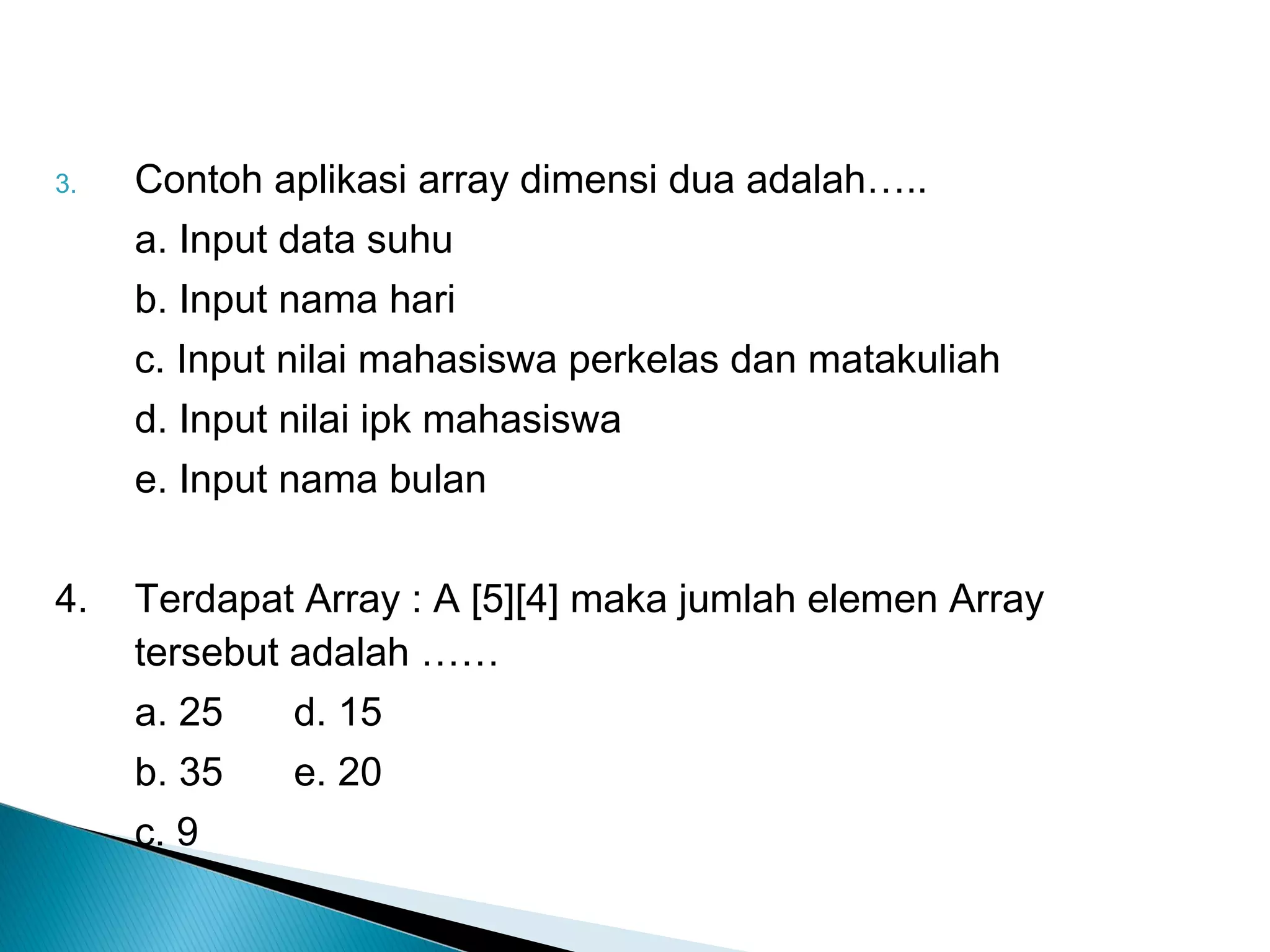 Struktur data soal-latihan | PPT