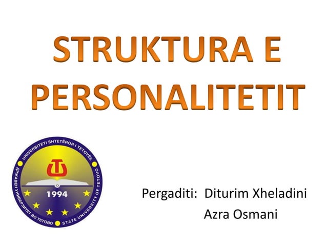 Struktura e personalitetit | PPT