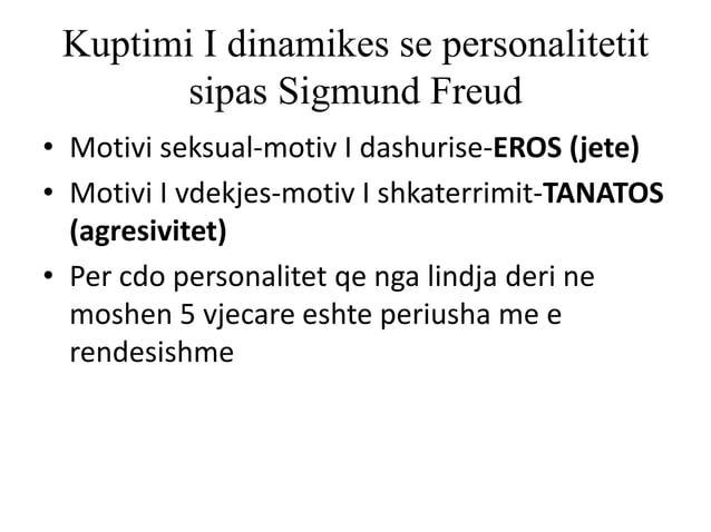 Struktura e personalitetit | PPT