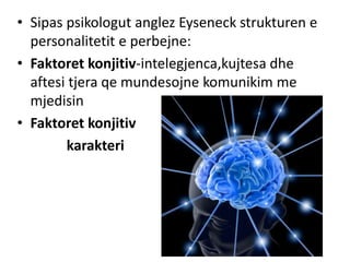 Struktura e personalitetit | PPTX