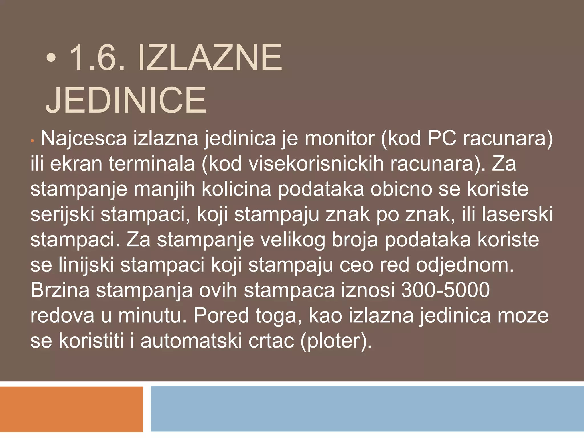 Struktura hardvera racunarskog sistema | PPTX