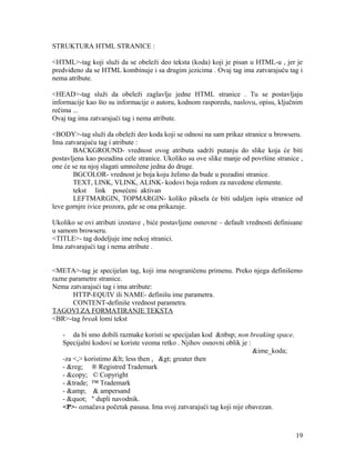 Struktura html stranice | PDF