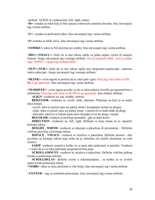 Struktura html stranice | PDF