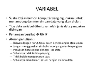 Struktur Algoritma dan Tipe Data.pptx do | PPT