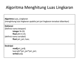 Struktur Algoritma dan Tipe Data.pptx do | PPT
