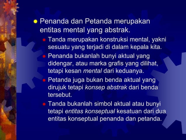 Strukturalisme semiotik de saussure | PPT