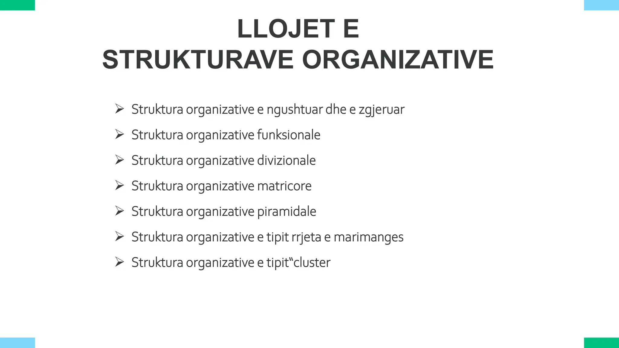 Struktura organizative rast studimi aplikimi i tyre | PPTX