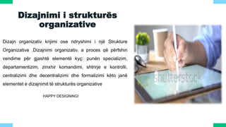Struktura organizative rast studimi aplikimi i tyre | PPTX