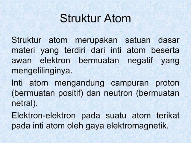 Struktur atom | PPT