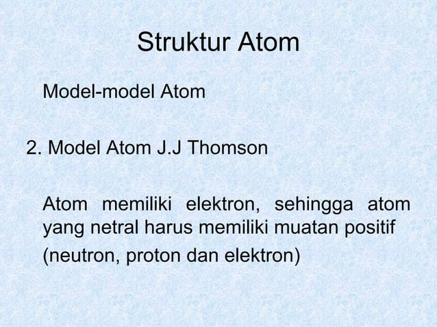 Struktur atom | PPT