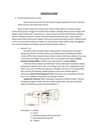 Struktur atom | PDF